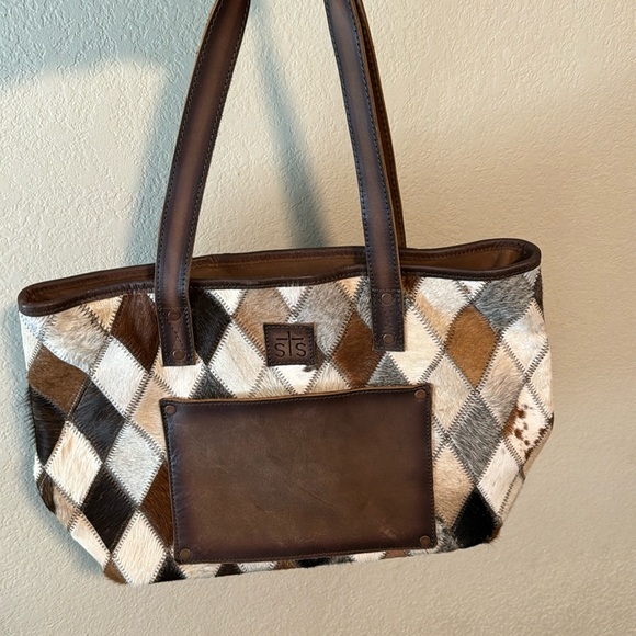 STS Ranchwear | Bags | Sts Cowhide Patchwork Tote | Poshmark